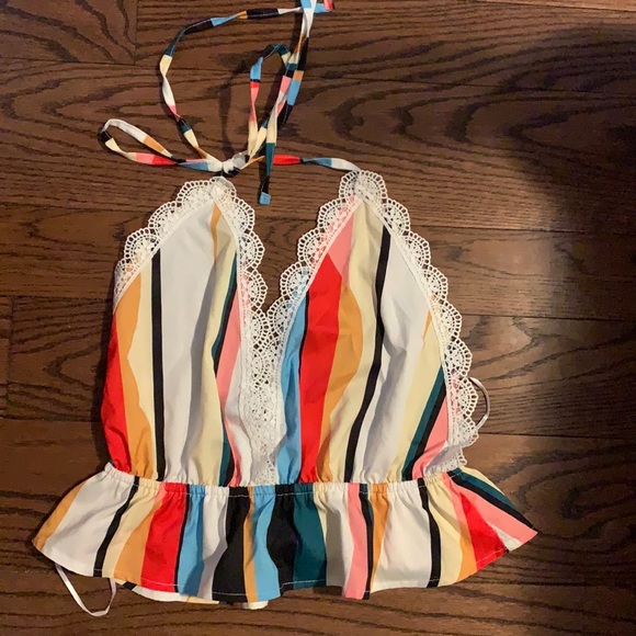 Tops | Multicolor Crop Top | Poshmark